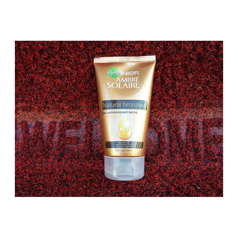 Ambre solaire Garnier Natural Bronzeur Gel autobronzant teinté